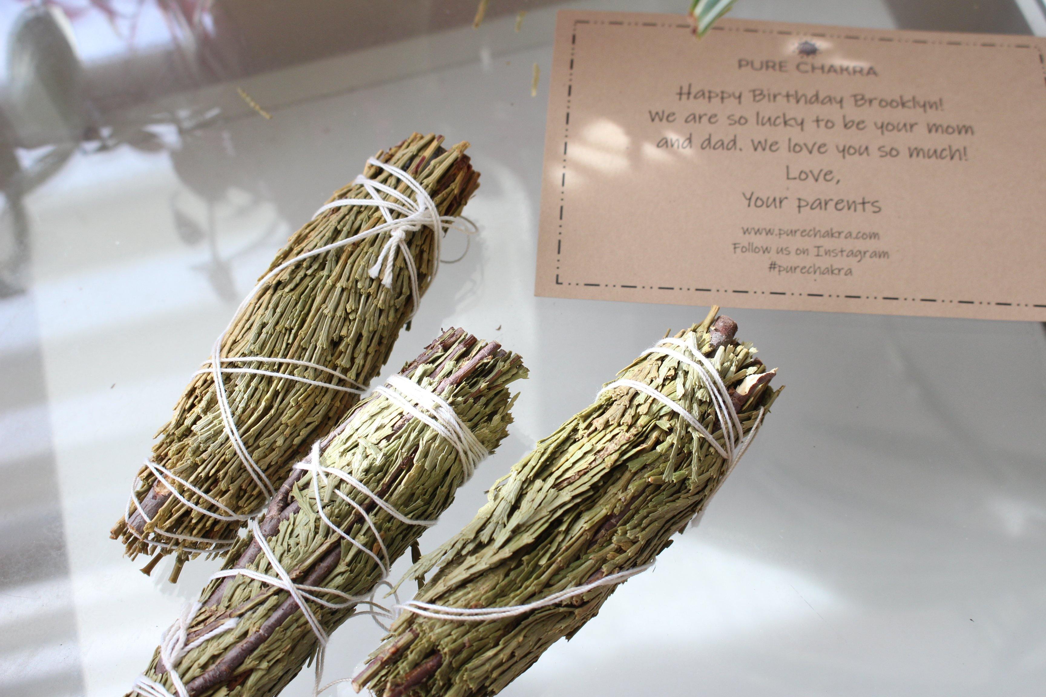 Cedar Smudge - Hippie Smudge – Pure Chakra